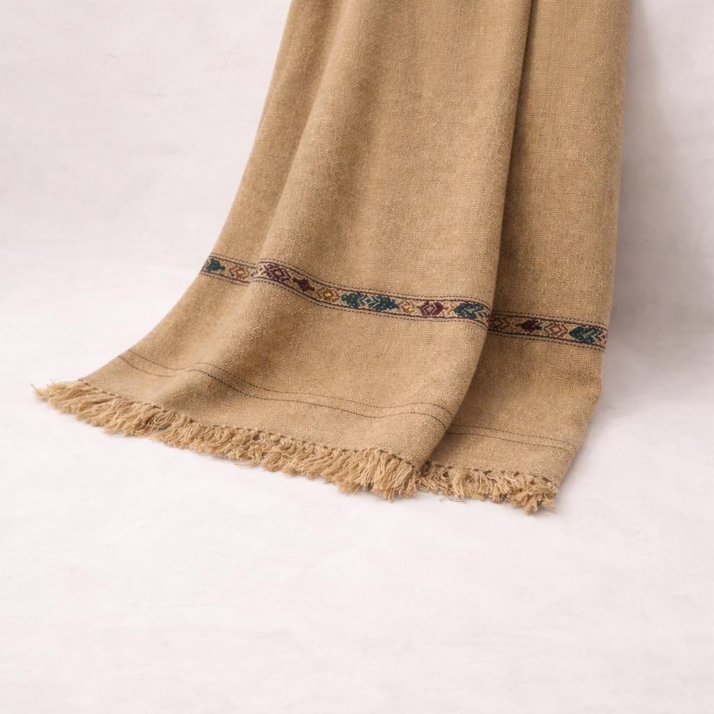 Dussa Handmade Angora Wool - Toosh Gold Shade – Jeeva Textile